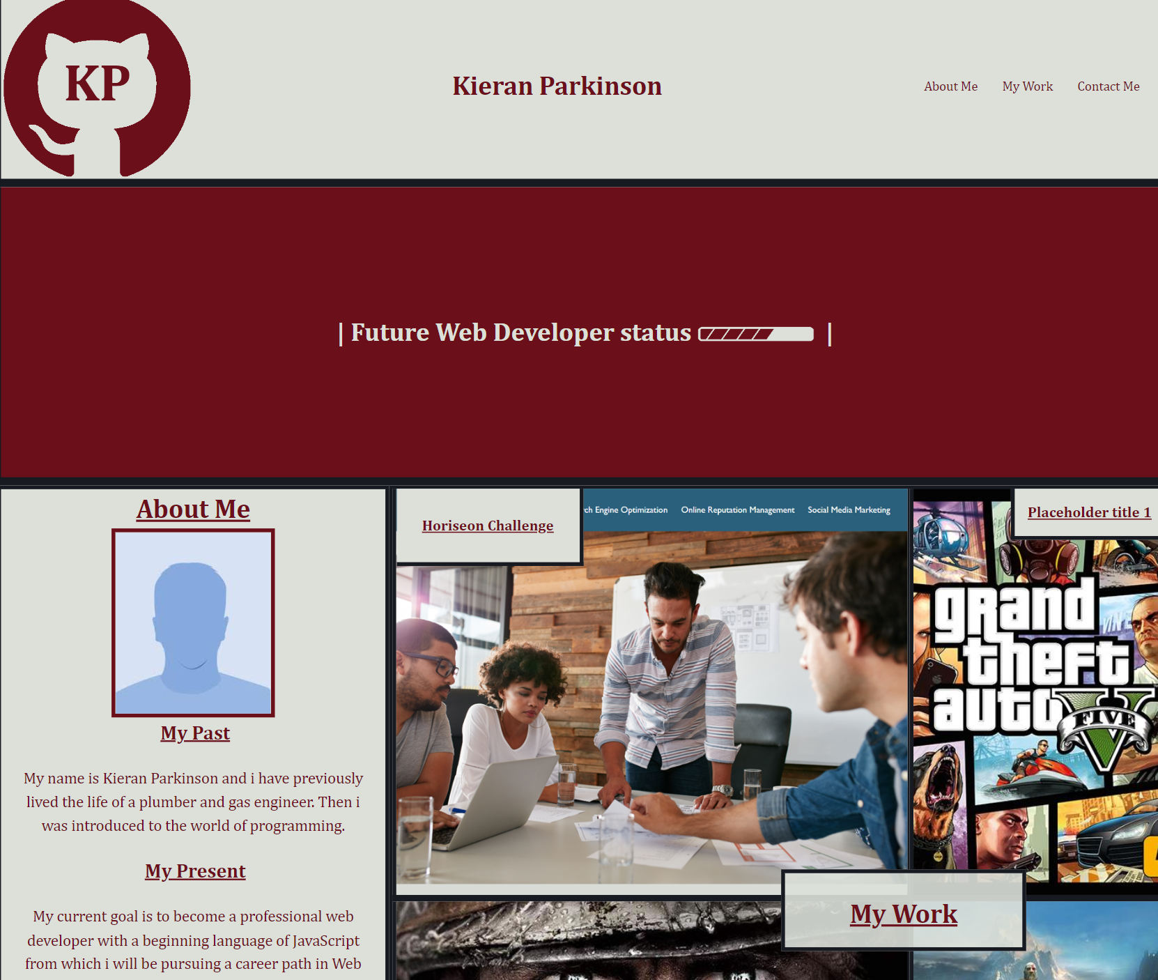 Kieran Parkinson // Web Dev